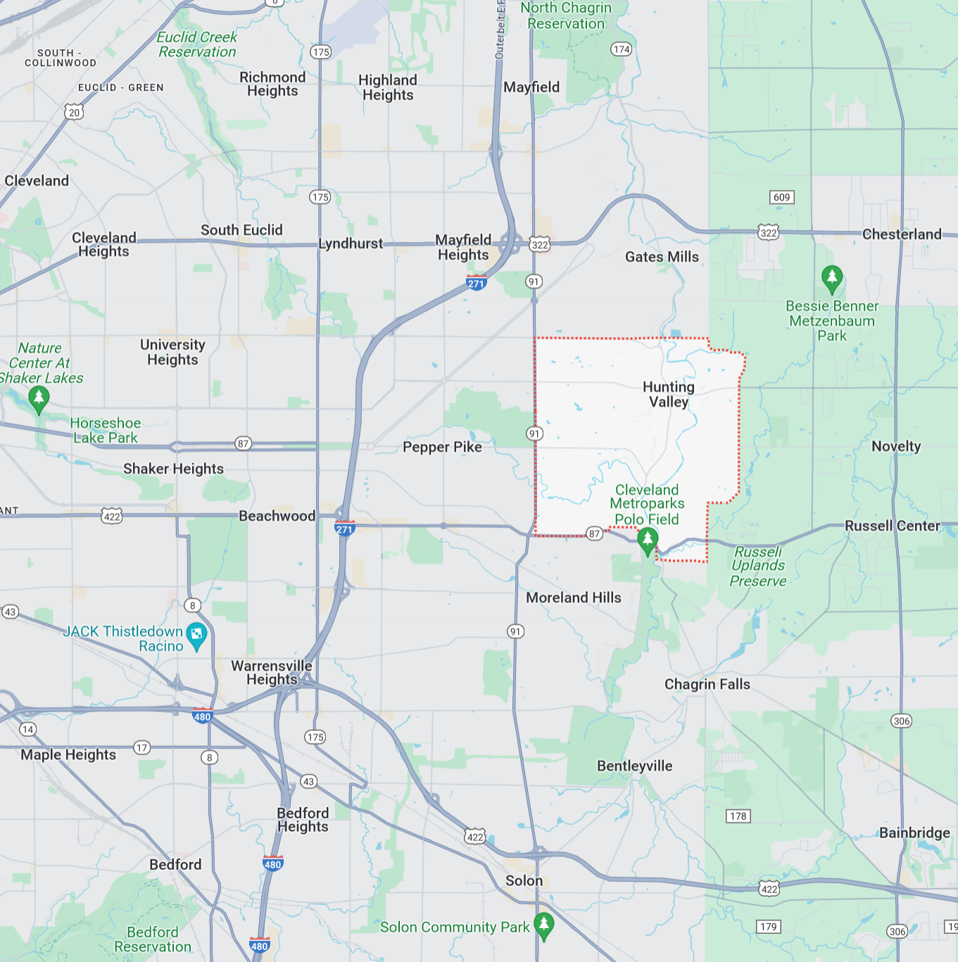 Executive Black Car and SUV Service in Hunting Valley, OH